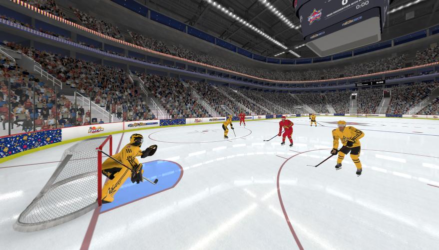 Hockey Training Competition in VR | NHL Sense Arena