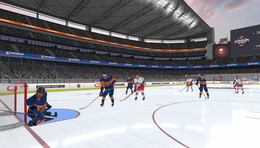 Hockey Training Competition in VR | NHL Sense Arena